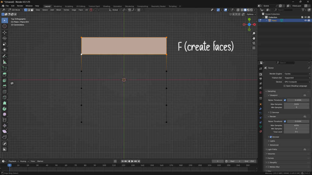 Mastering Faces, Edges, and Loop Cuts in Blender - 3DSkillUp